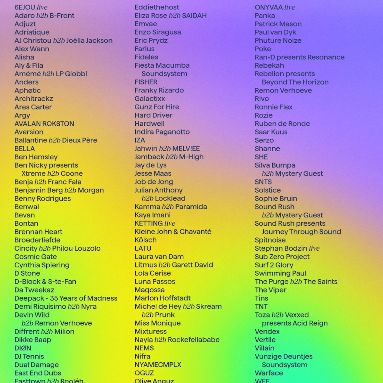 Mysteryland 2025: la line-up e tutte le novità - Hyper Hyper